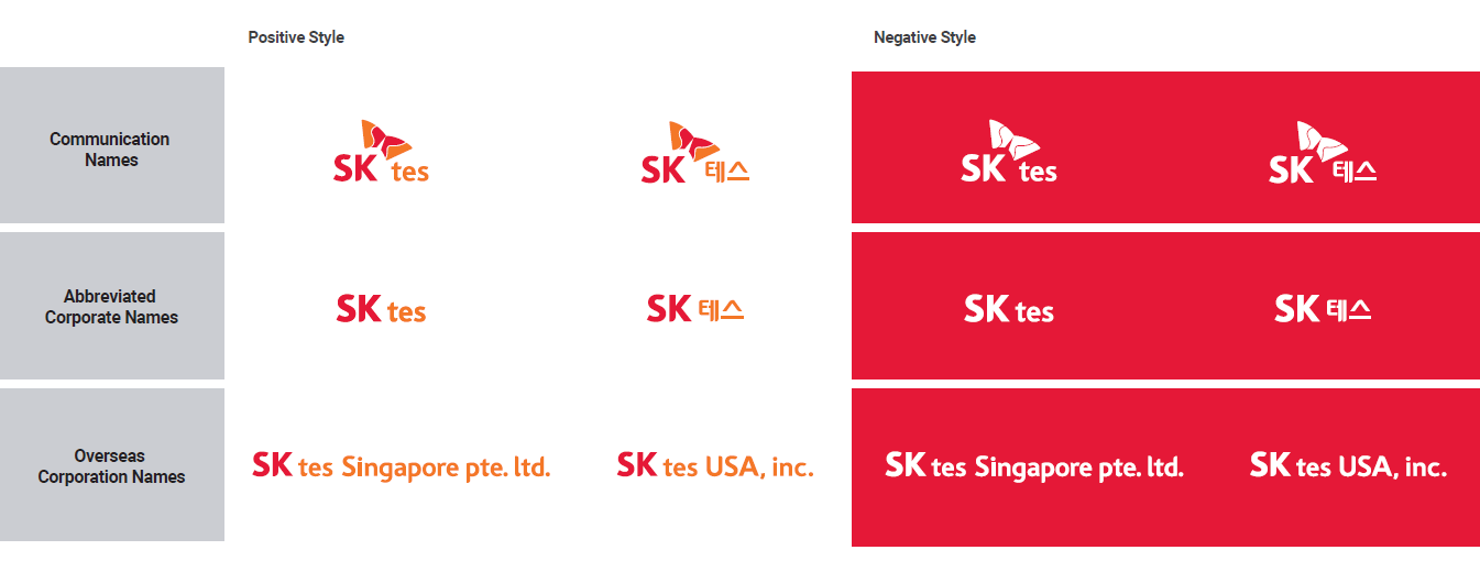 SK tes corporate identity guidelines